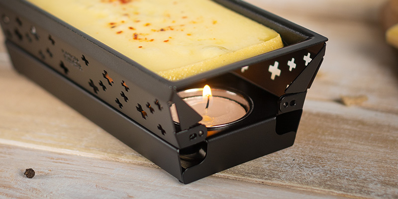 Raclette sets and cheese knife